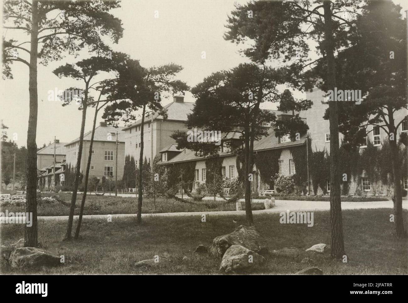 Buildings at the barracks area, Södermanland's regiment for 10 Stock ...