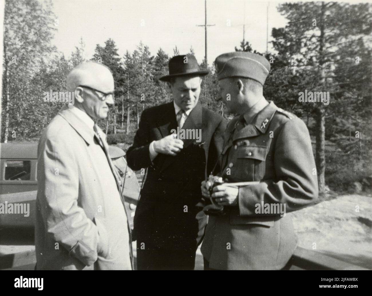 FHS at Navy Field Exercise 1956. Group picture Stock Photo - Alamy