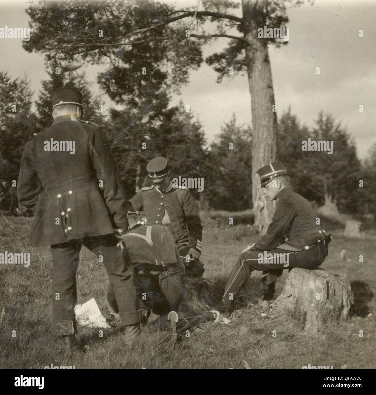 On field exercise Stock Photo - Alamy