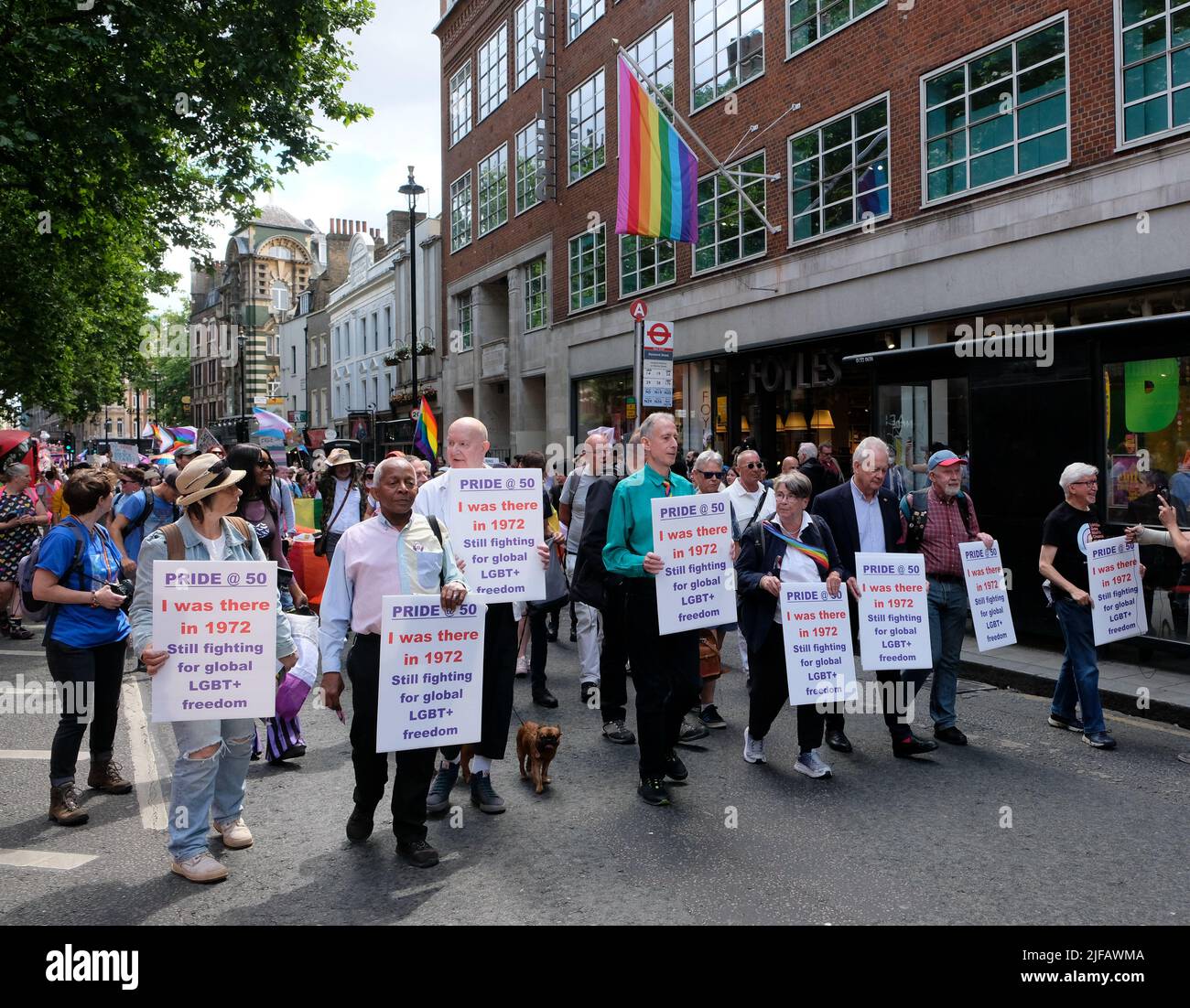 London, UK. 1st July, 2022. People from the original 500 members of the ...