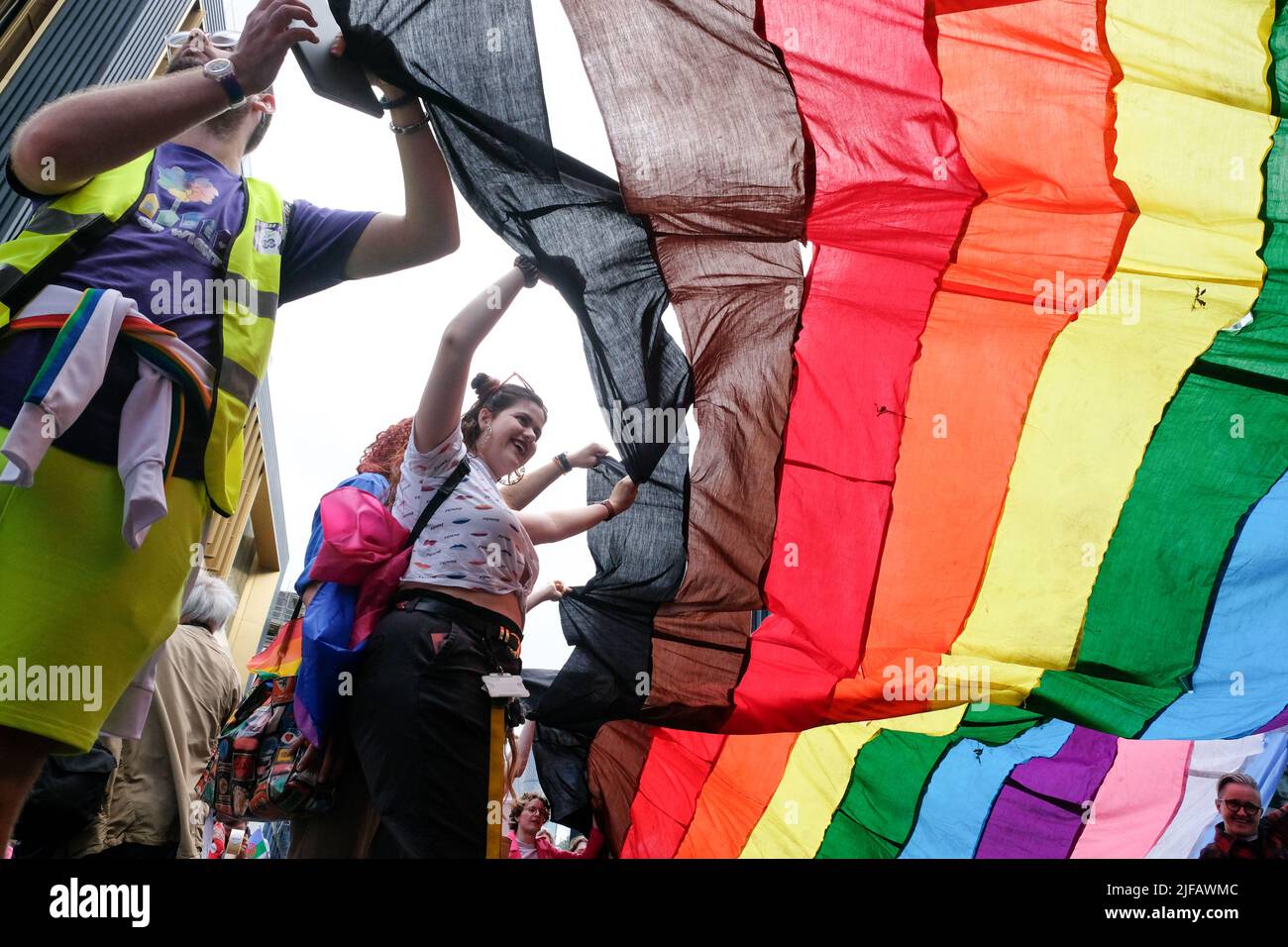 London, UK. 1st July, 2022. People from the original 500 members of the ...