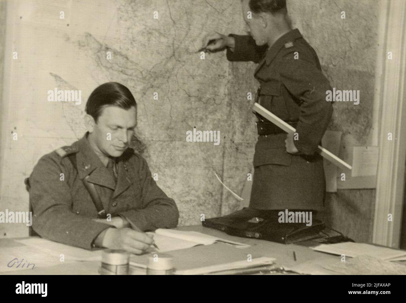 Contingency April-Oct 1940 at Field Post. Olin Stock Photo - Alamy
