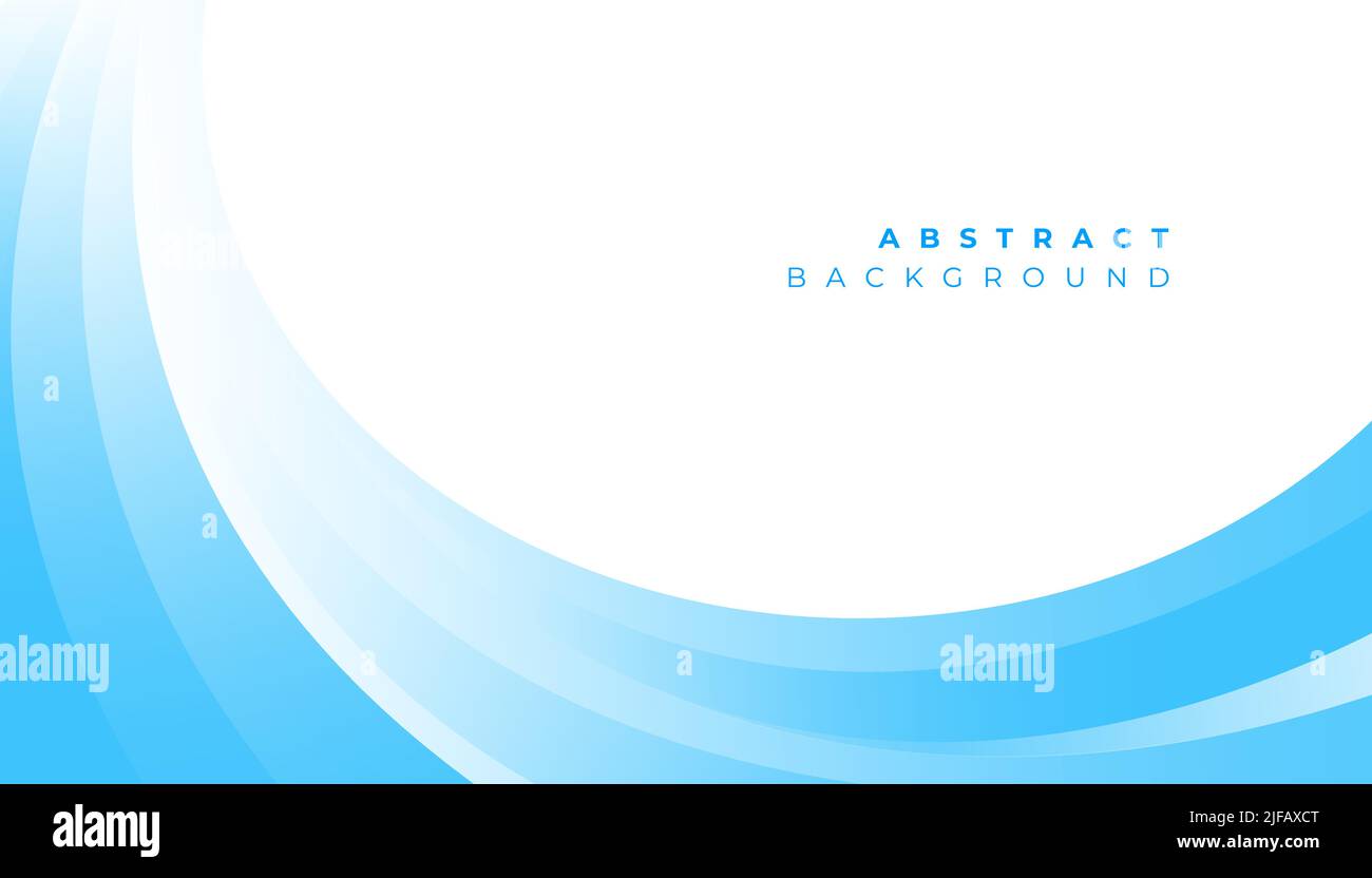 Abstract blue wavy business style background. Eps10 Vector Stock Vector ...