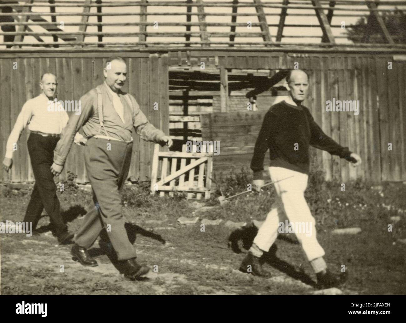 Contingency April-Oct 1940 at Field Post. Physical Exercise Stock Photo ...