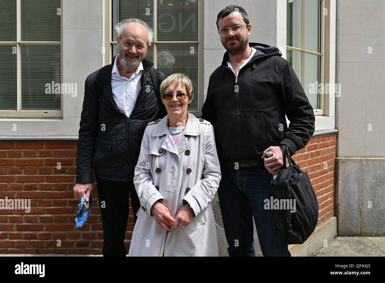 London, UK. July 1st 2022: John Shipton father and brother of Julian ...