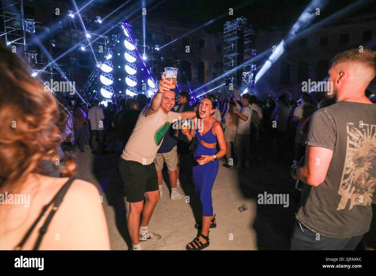 The seven-day festival "Pula Music Week" has started in the Arena in ...