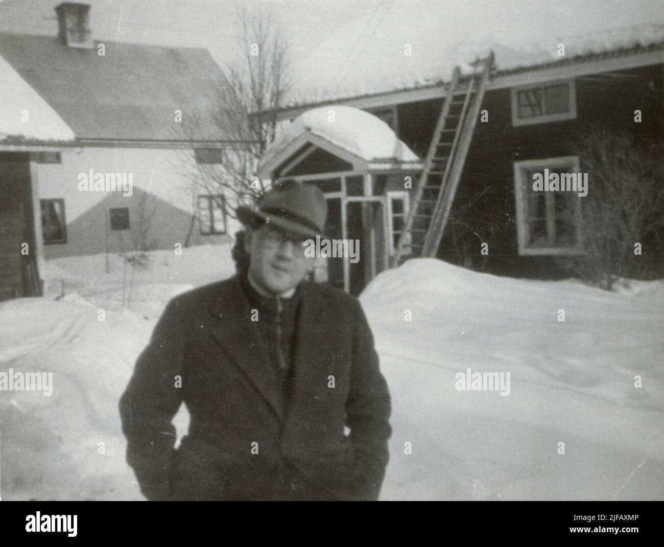 From the Winter Command exercise 1945 in Dalarna. C-O's and my ...