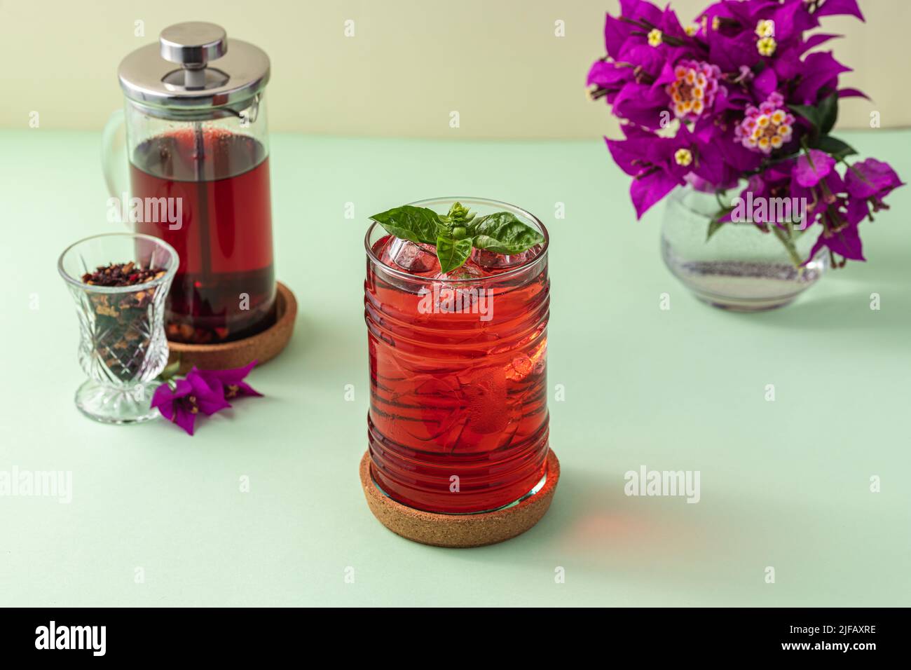 Fresh brewed iced tea hi-res stock photography and images - Alamy