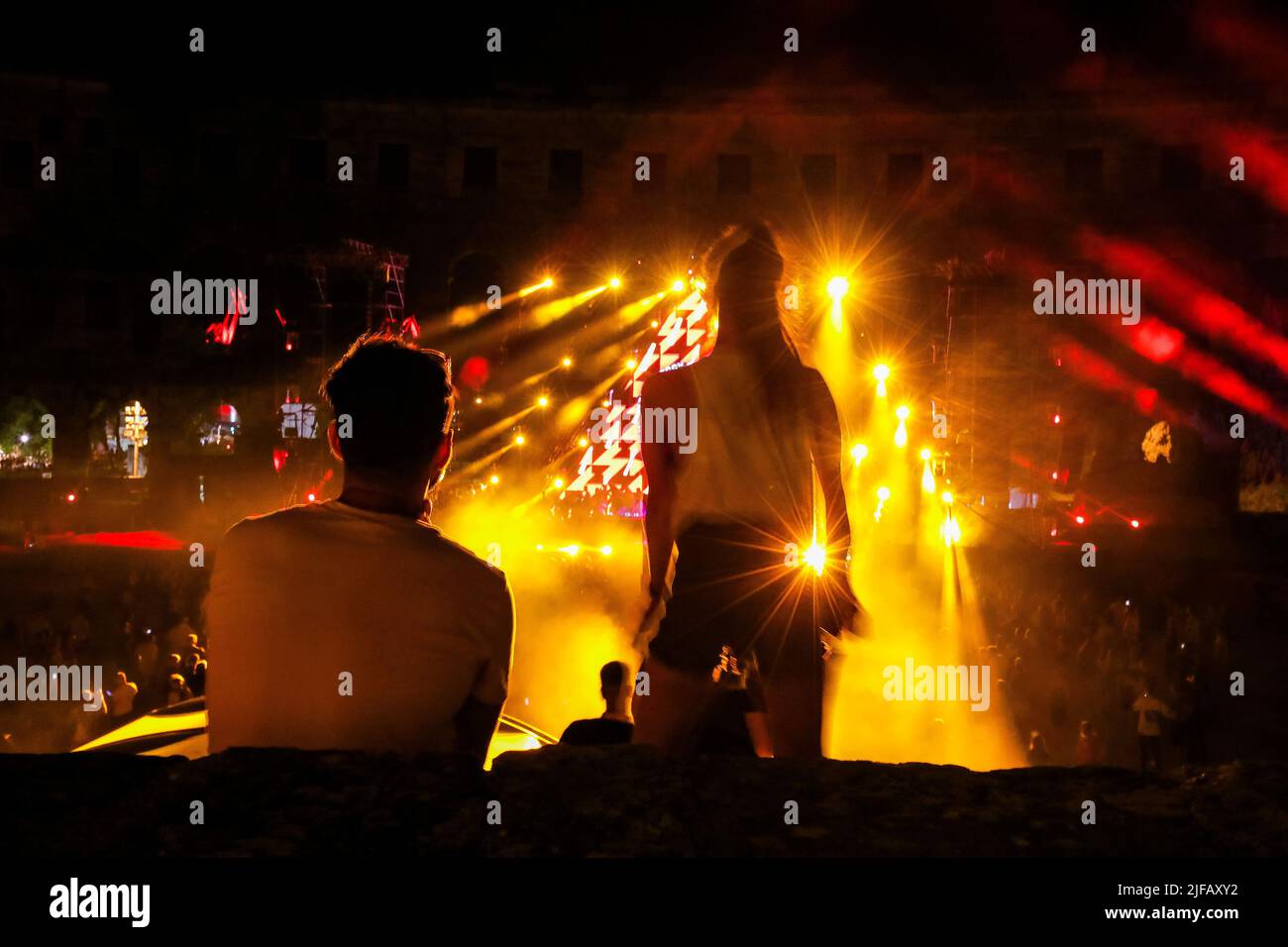 The seven-day festival "Pula Music Week" has started in the Arena on ...