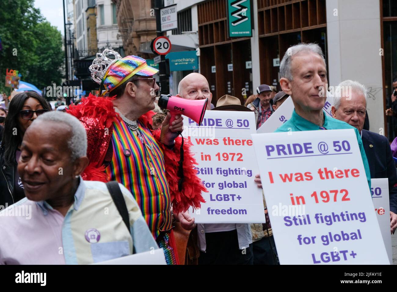 London, UK. 1st July 2022. People from the original 500 members of the ...