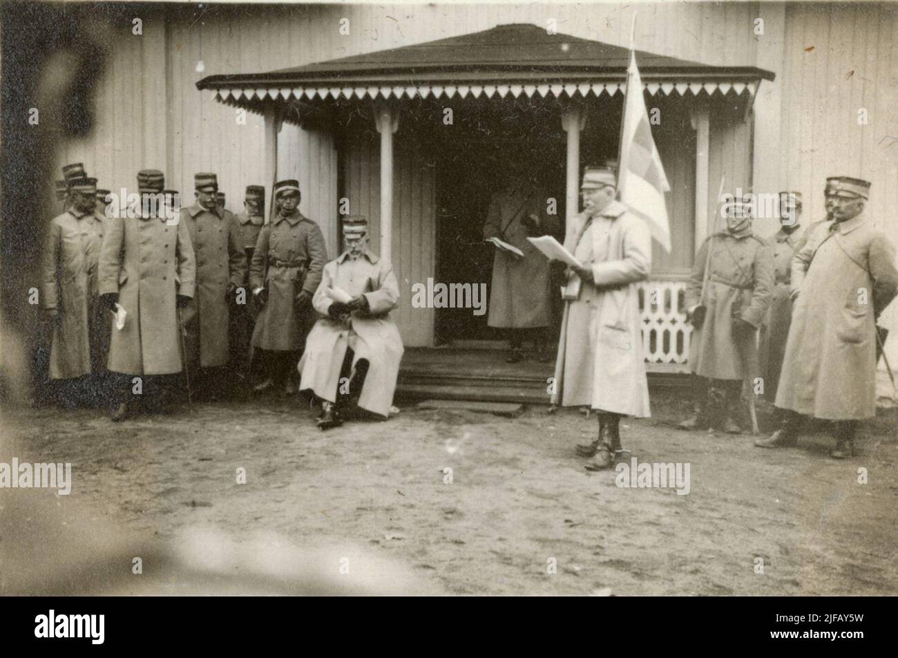 The exercise leader, the General Staff Chief General Knut Bildt has a ...