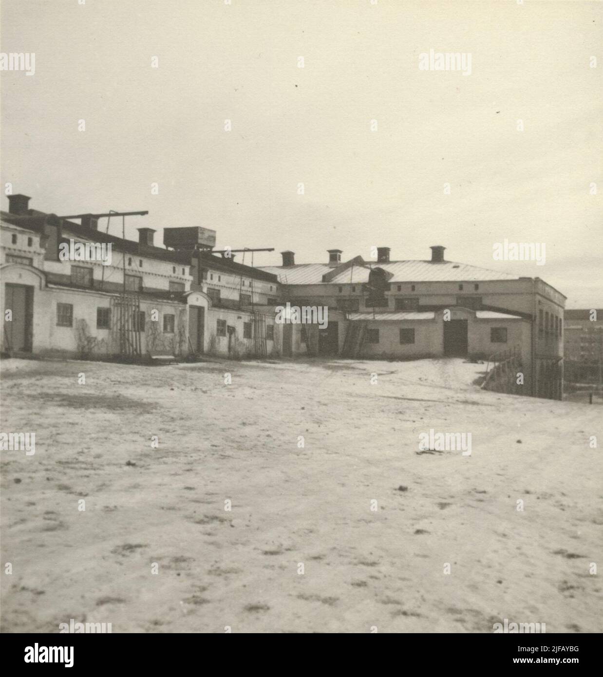 The stables at 7th, 8th and 9th batteries, Svea Artillery Regiment A 1 ...