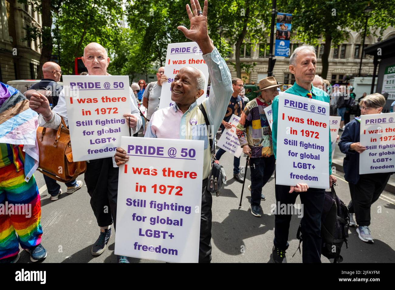 Gay pride march london 1972 hi-res stock photography and images - Alamy