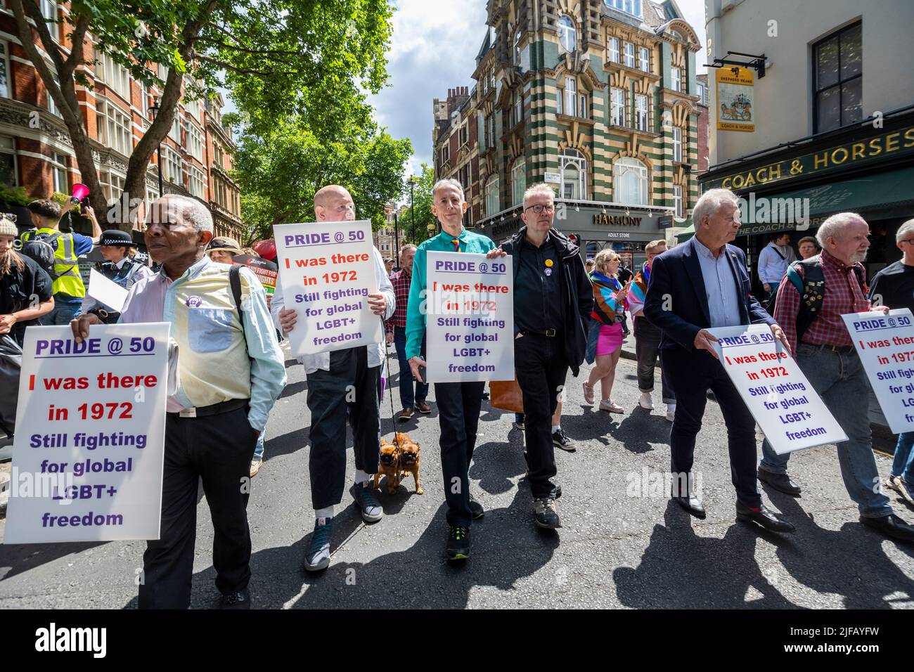 Gay pride march london 1972 hi-res stock photography and images - Alamy