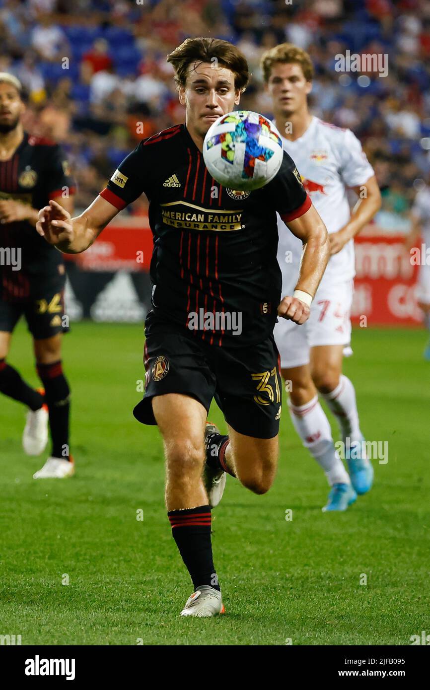HARRISON, NJ - JUNE 30: Atlanta United defender Aiden McFadden (37 ...