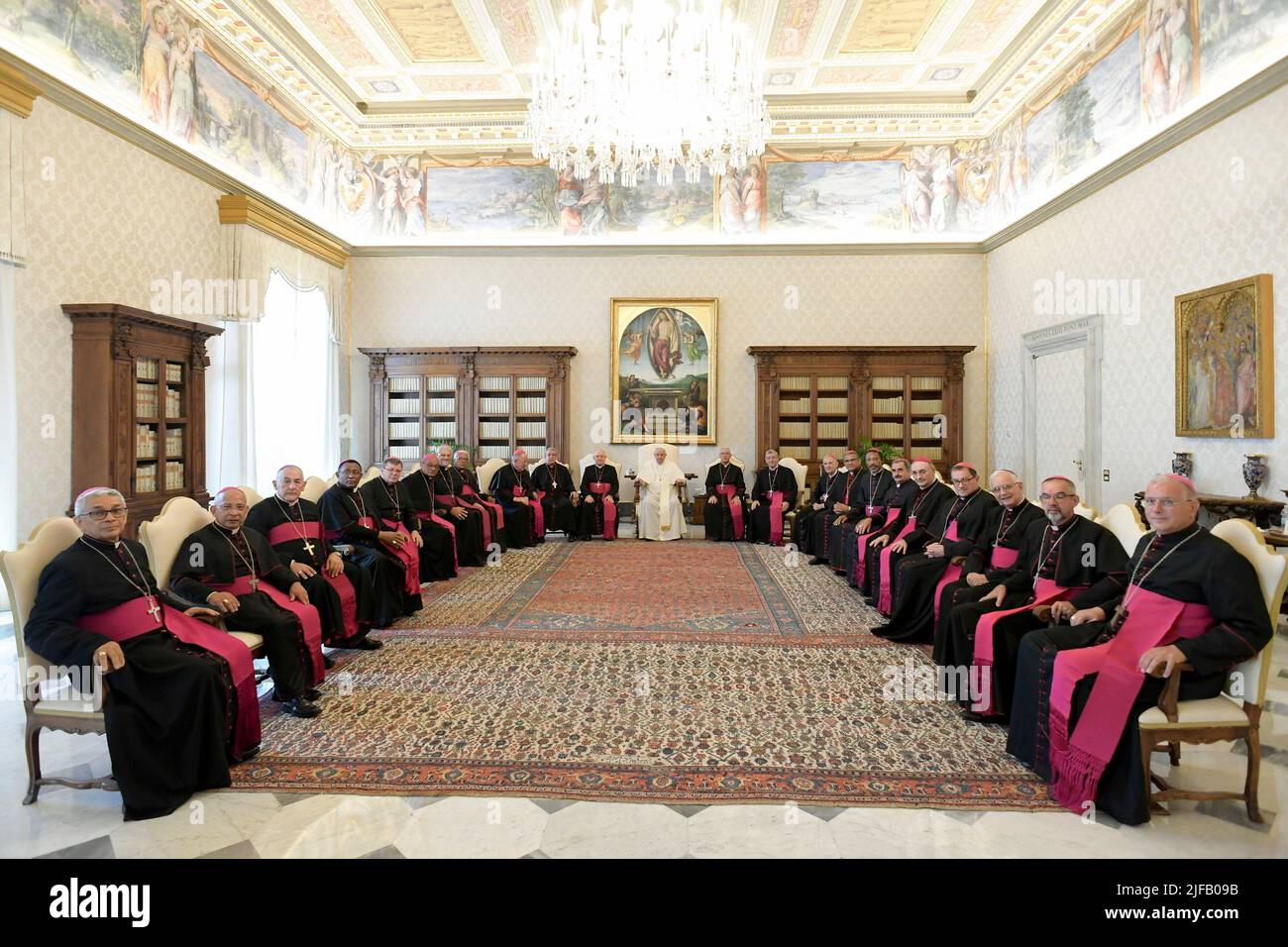 Italy, Rome, Vatican, 2022/06/27 Pope Francis received in audience ...