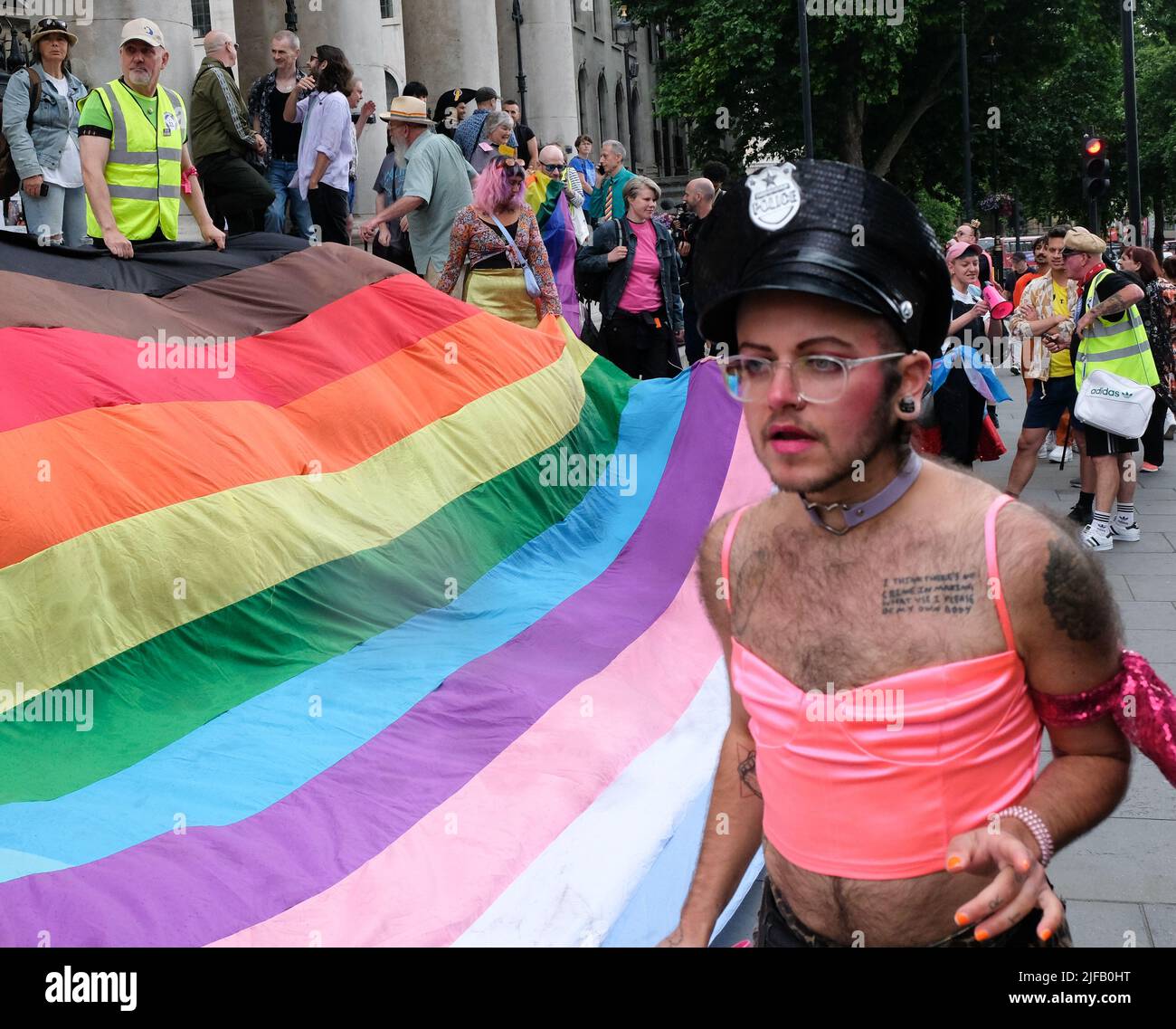London, UK. 1st July 2022. People from the original 500 members of the ...