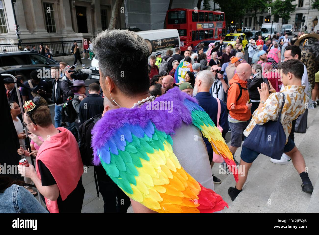 London, UK. 1st July 2022. People from the original 500 members of the ...