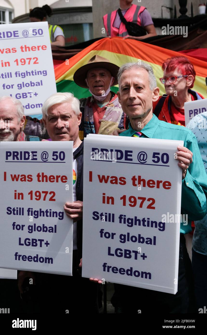 London, UK. 1st July 2022. People from the original 500 members of the ...