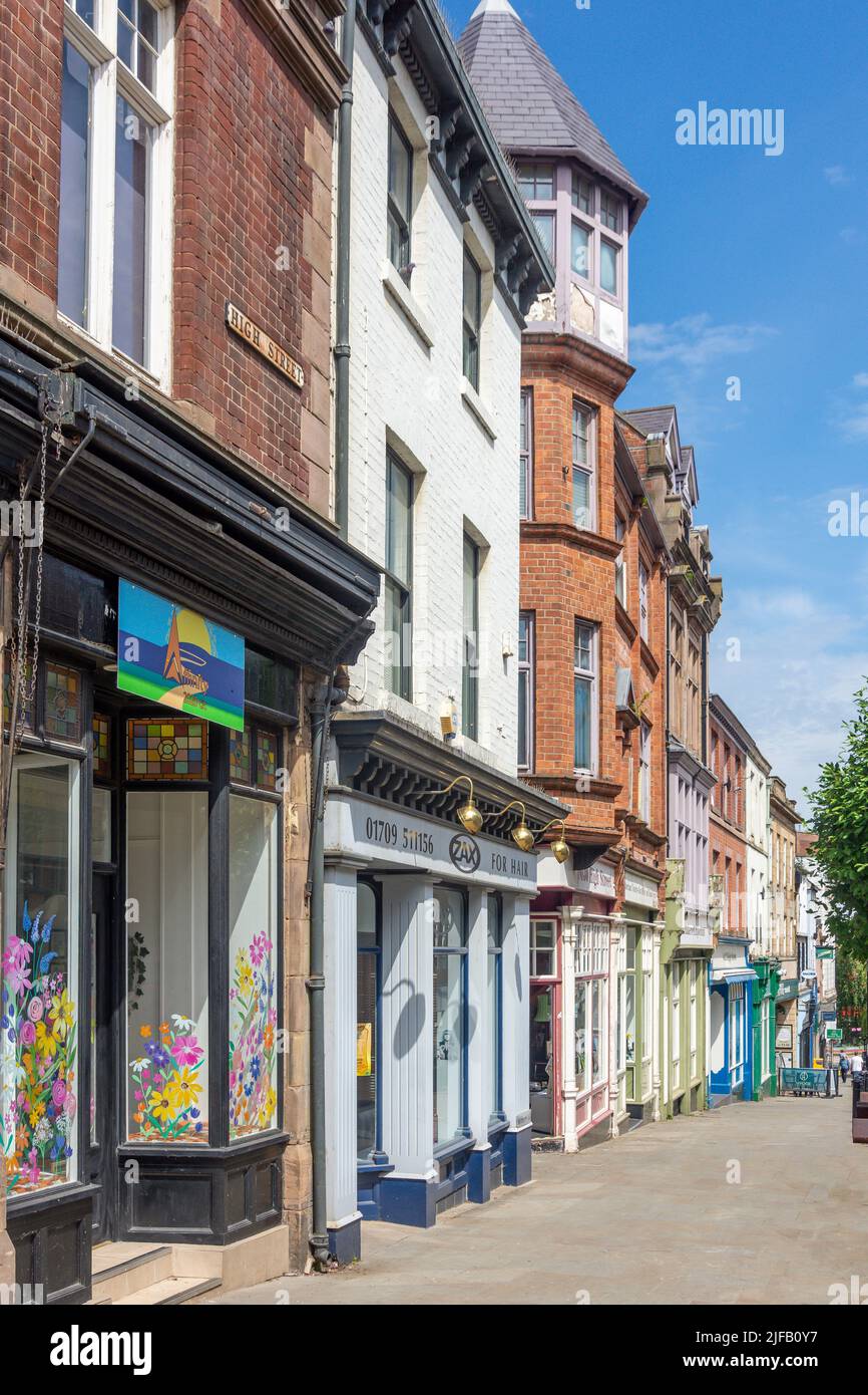 High Street, Rotherham, South Yorkshire, England, United Kingdom Stock ...