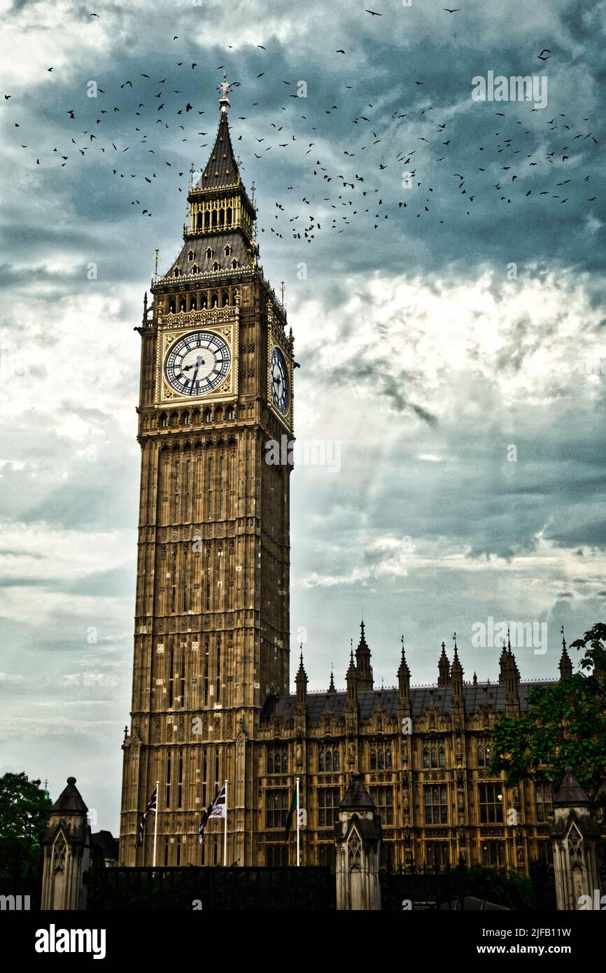 Dramatic Big Ben in London Stock Photo - Alamy