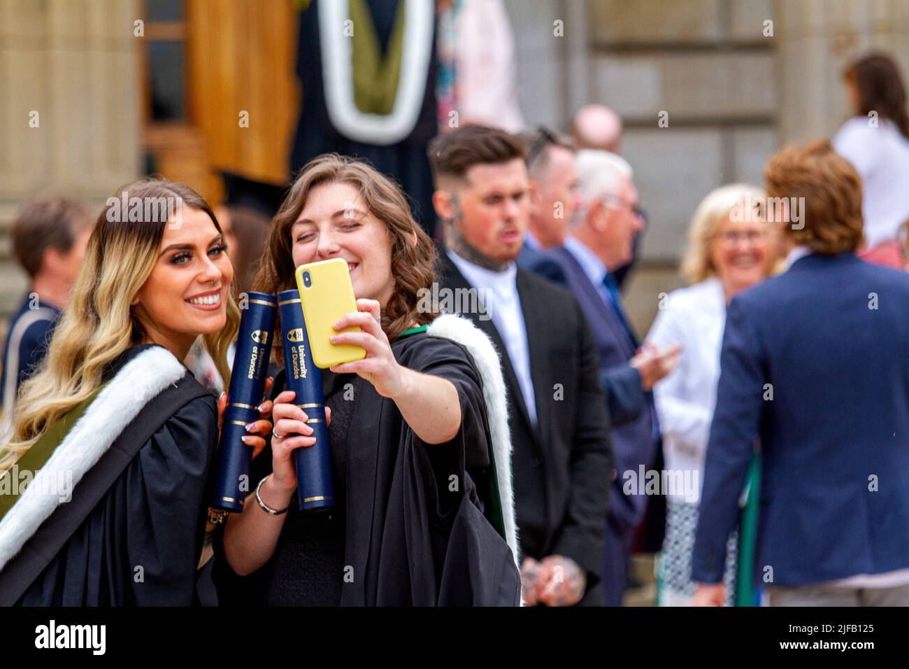 Dundee, Tayside, Scotland, UK. 1st July, 2022. Dundee Graduations: On ...