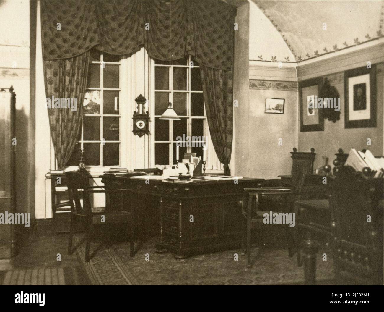 The Corps Manager's Service Room, Göta Engineer's Corps, at Karlsborg ...
