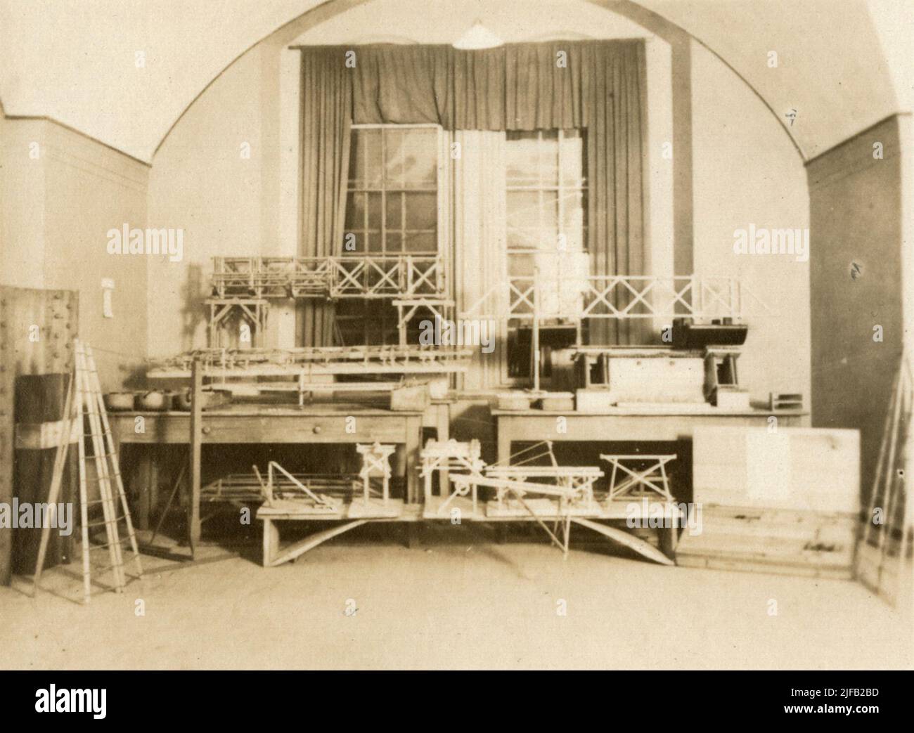 Model Chamber, Göta Engineering, at Karlsborg Fortress Stock Photo - Alamy