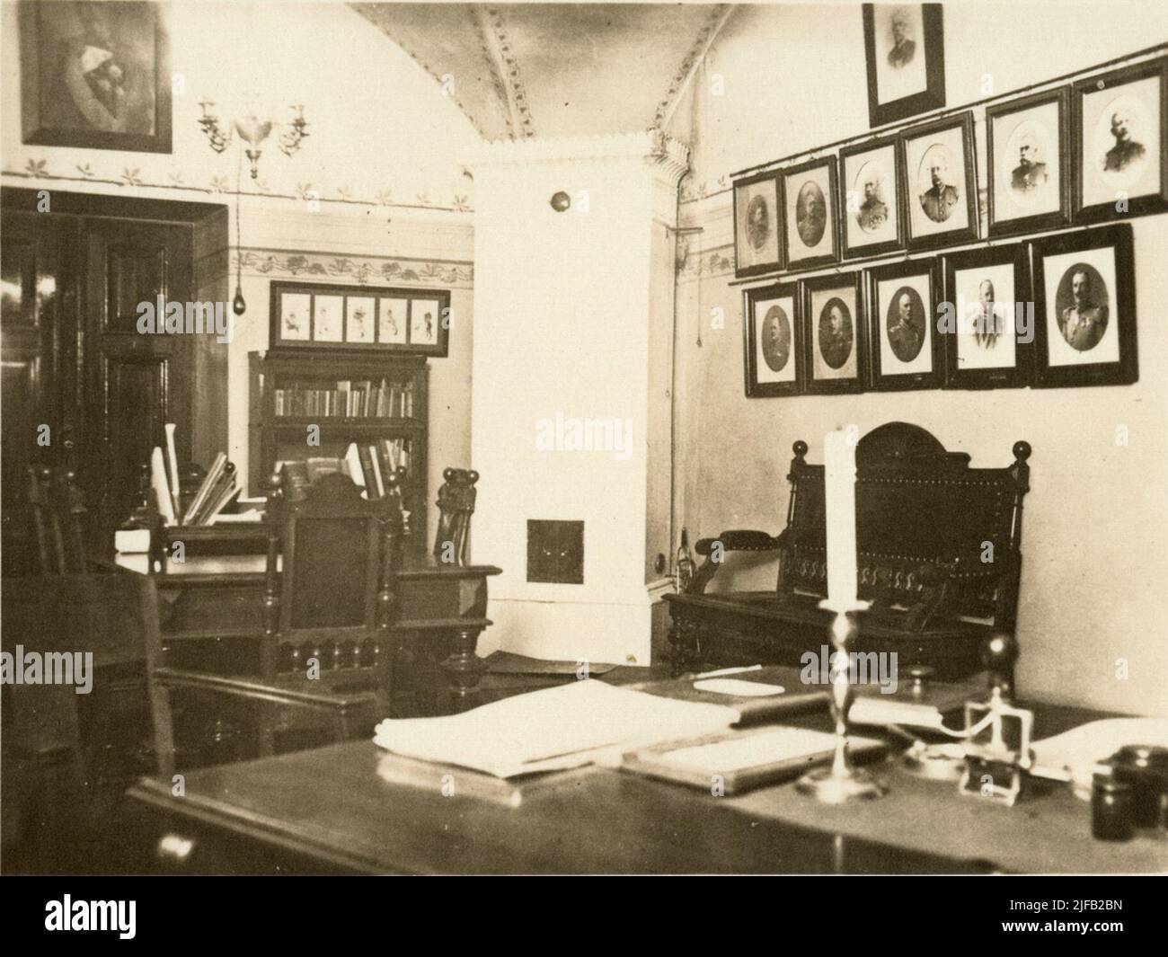 The Corps Manager's Service Room, Göta Engineer's Corps, at Karlsborg ...