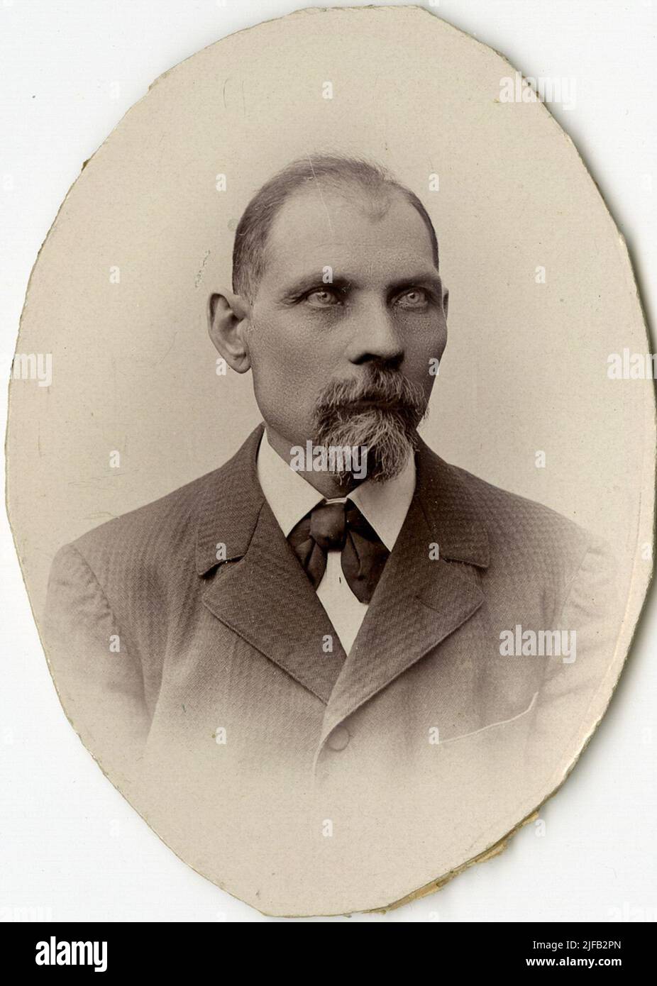 Portrait of J.F. Lindgren at Stockholm's fabric, ammunition and rifle ...