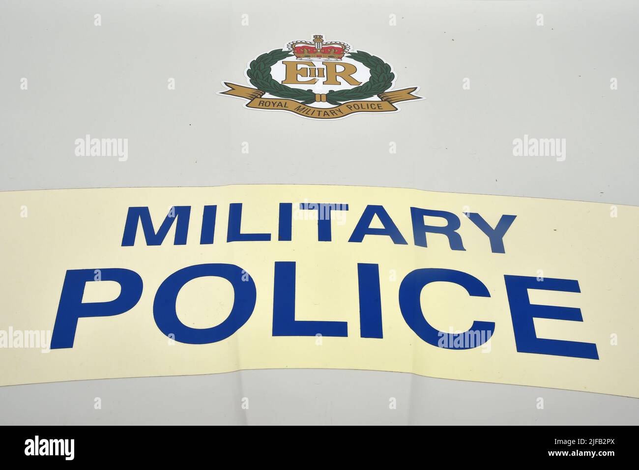 Military police redcap hi-res stock photography and images - Alamy