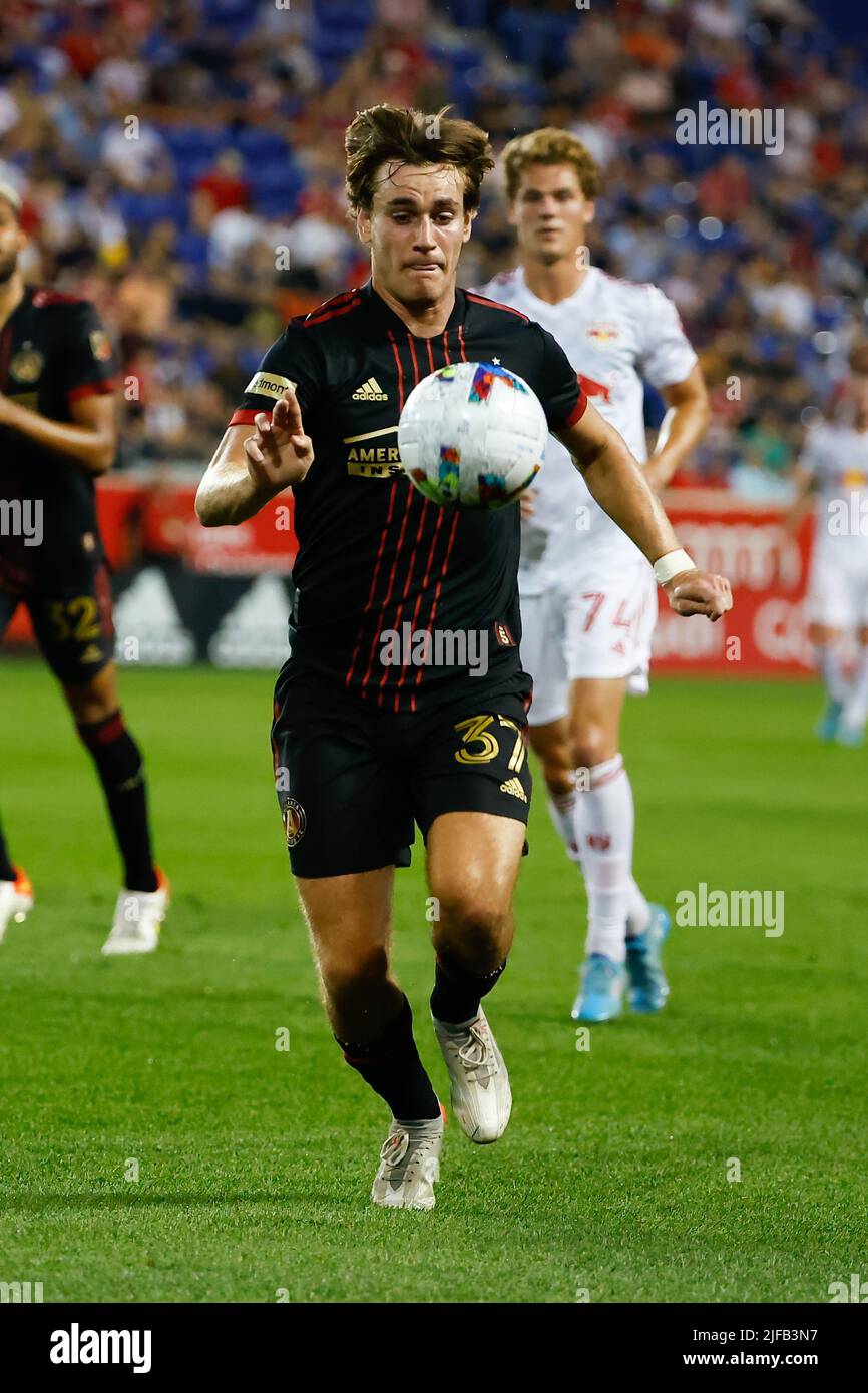 HARRISON, NJ - JUNE 30: Atlanta United defender Aiden McFadden (37 ...