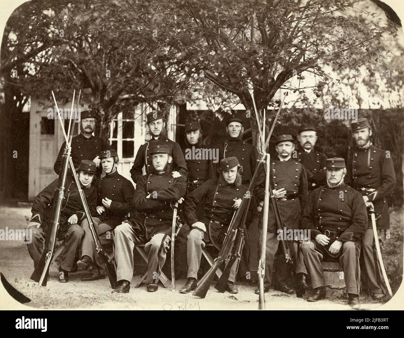 Group portrait of snipers. For name, see picture no. 2 Stock Photo - Alamy