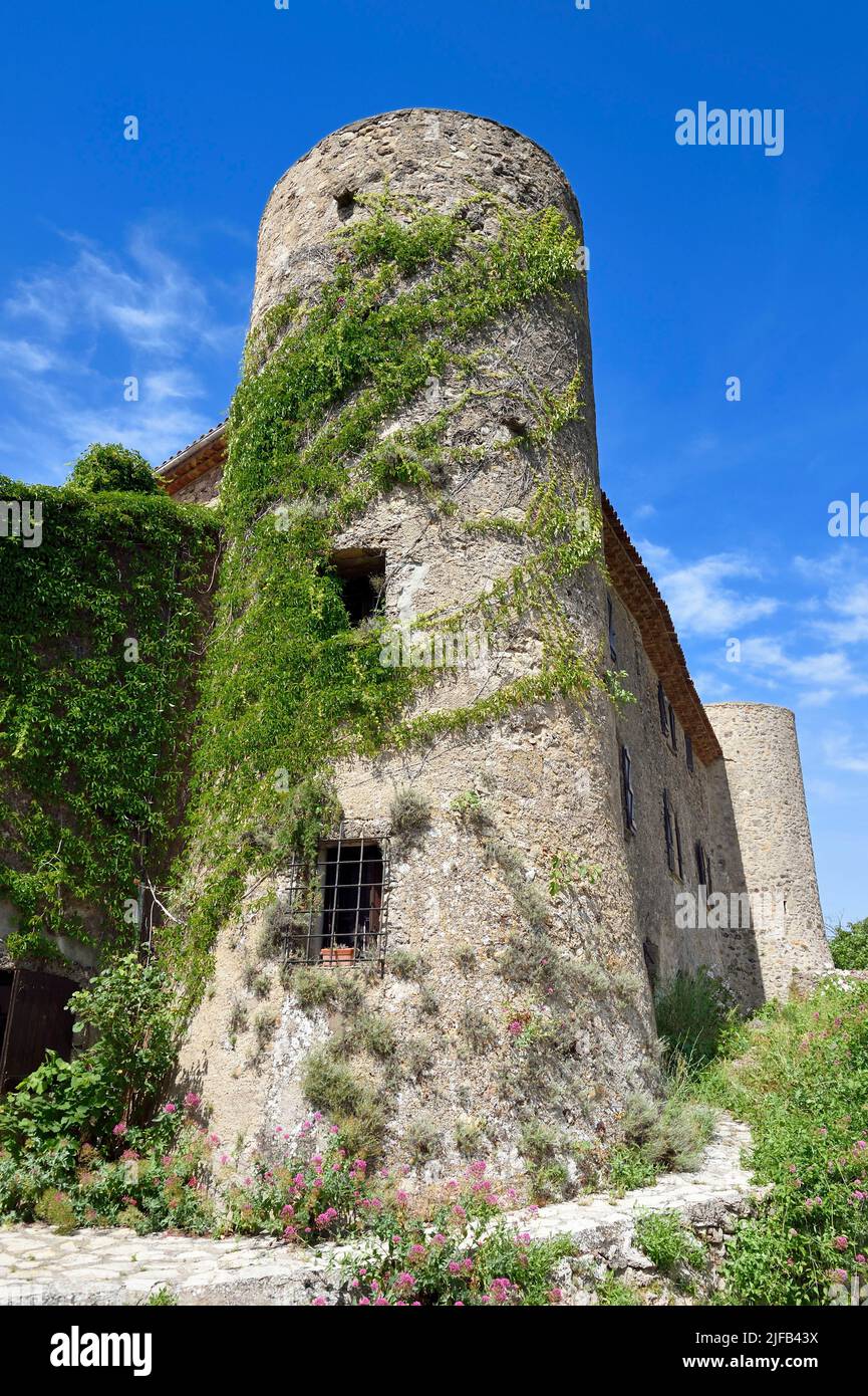 France, Var, the Dracenie, village de Tourtour, labelled Les Plus Beaux ...
