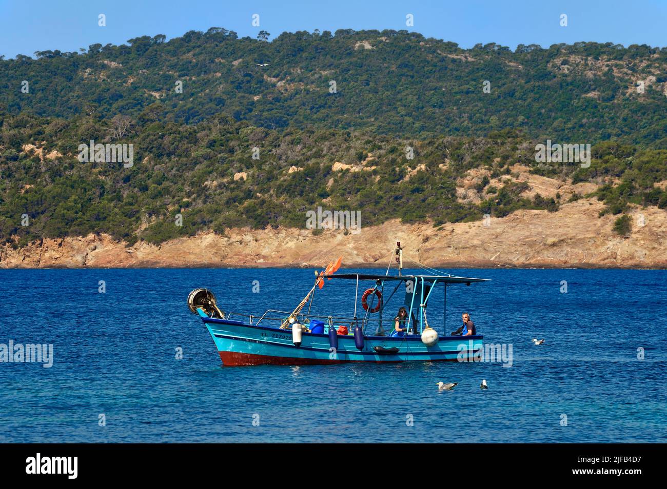 France, Var, Iles d'Hyeres, Parc national de Port Cros (National park ...