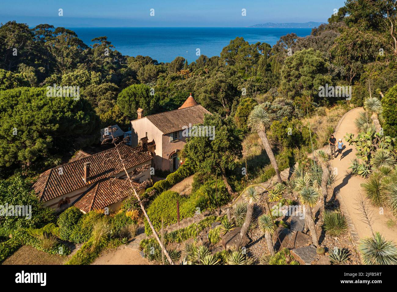 France, Var, Le Rayol Canadel sur Mer, Domaine du Rayol, Conservatoire ...