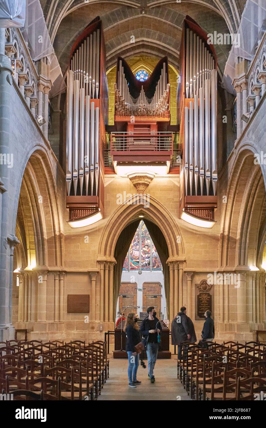 Switzerland, Canton of Vaud, Lausanne, the Notre Dame cathedral, the ...
