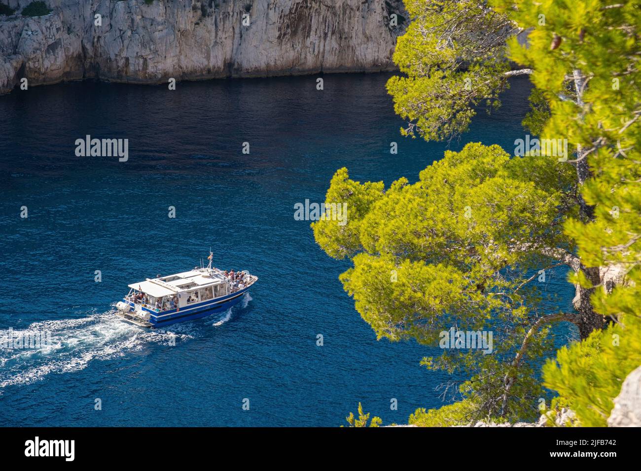 France, Bouches du Rhone, Cassis, Calanques National Park, excursion ...