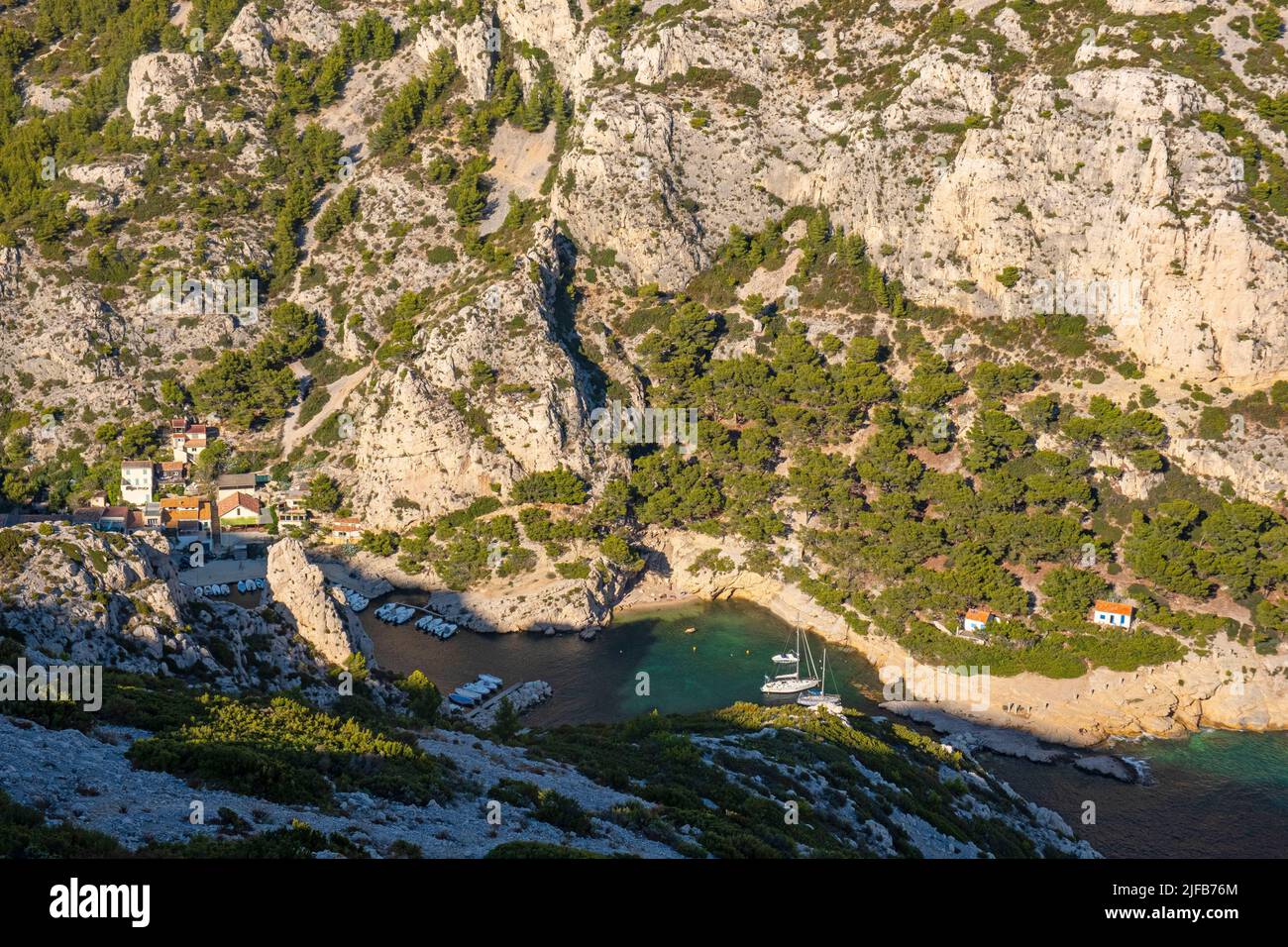 France, Bouches du Rhone, Marseille, Calanques National Park, the ...
