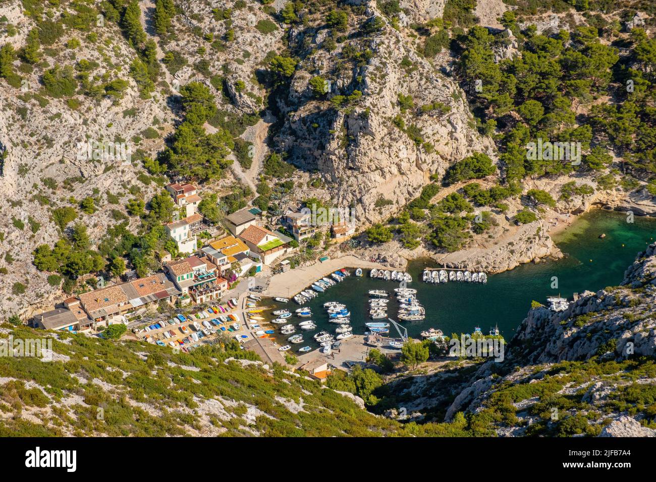 France, Bouches du Rhone, Marseille, Calanques National Park, the ...