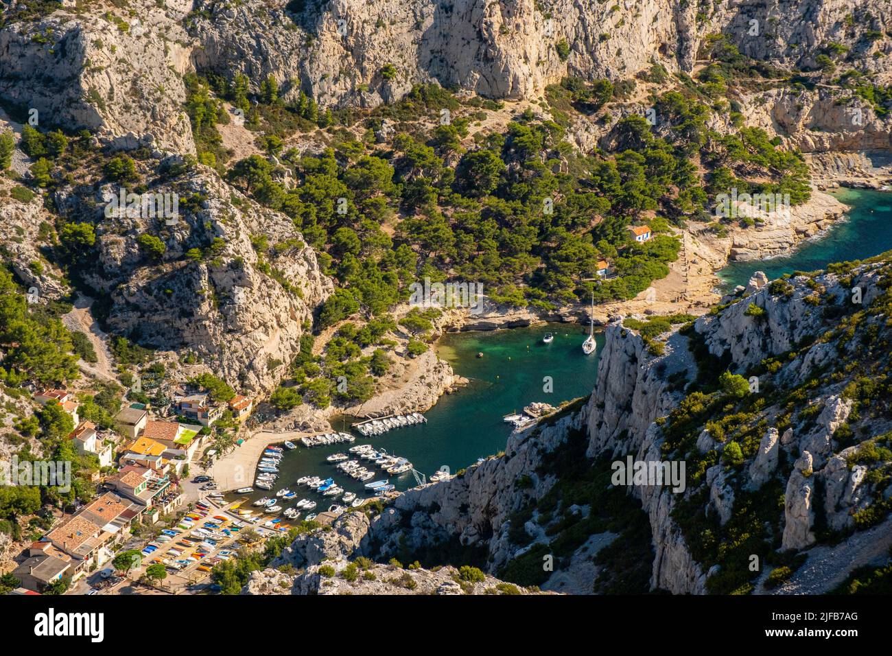 France, Bouches du Rhone, Marseille, Calanques National Park, the ...