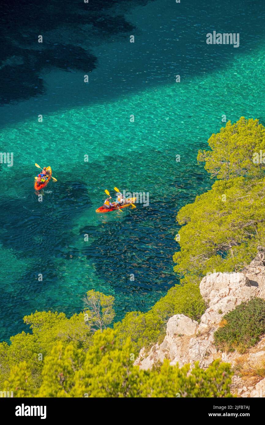 France, Bouches du Rhone, Marseille, Calanques National Park, the ...