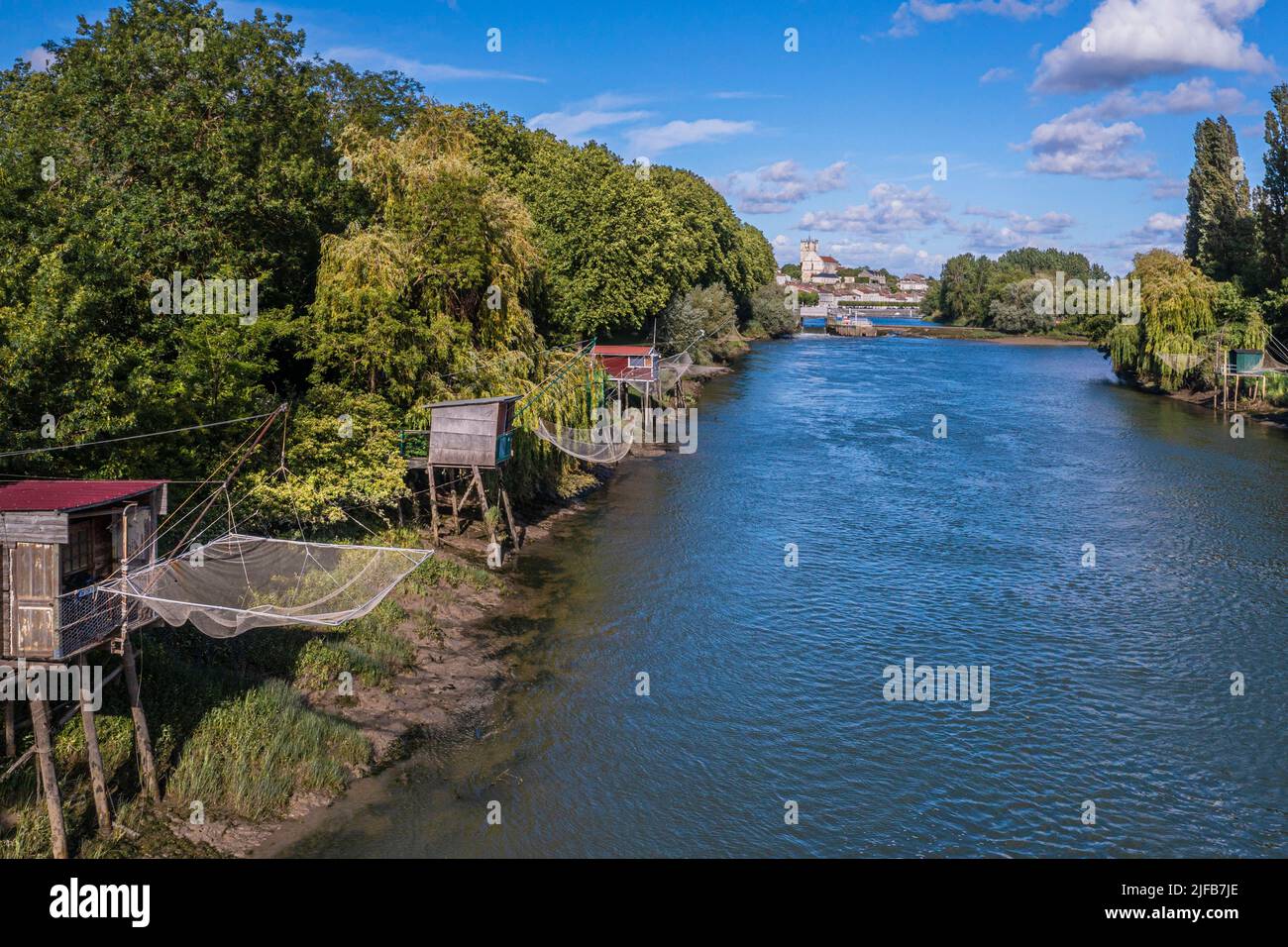France, Charente-Maritime, Saintonge, Saint-Savinien, labeled stones ...