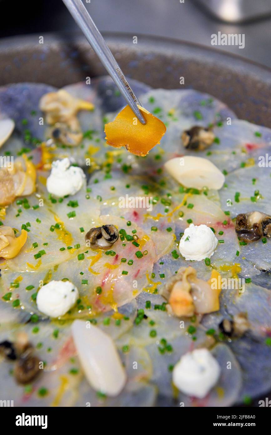 France, Charente, Bourg-Charente, restaurant La Ribaudière 1 Michelin ...