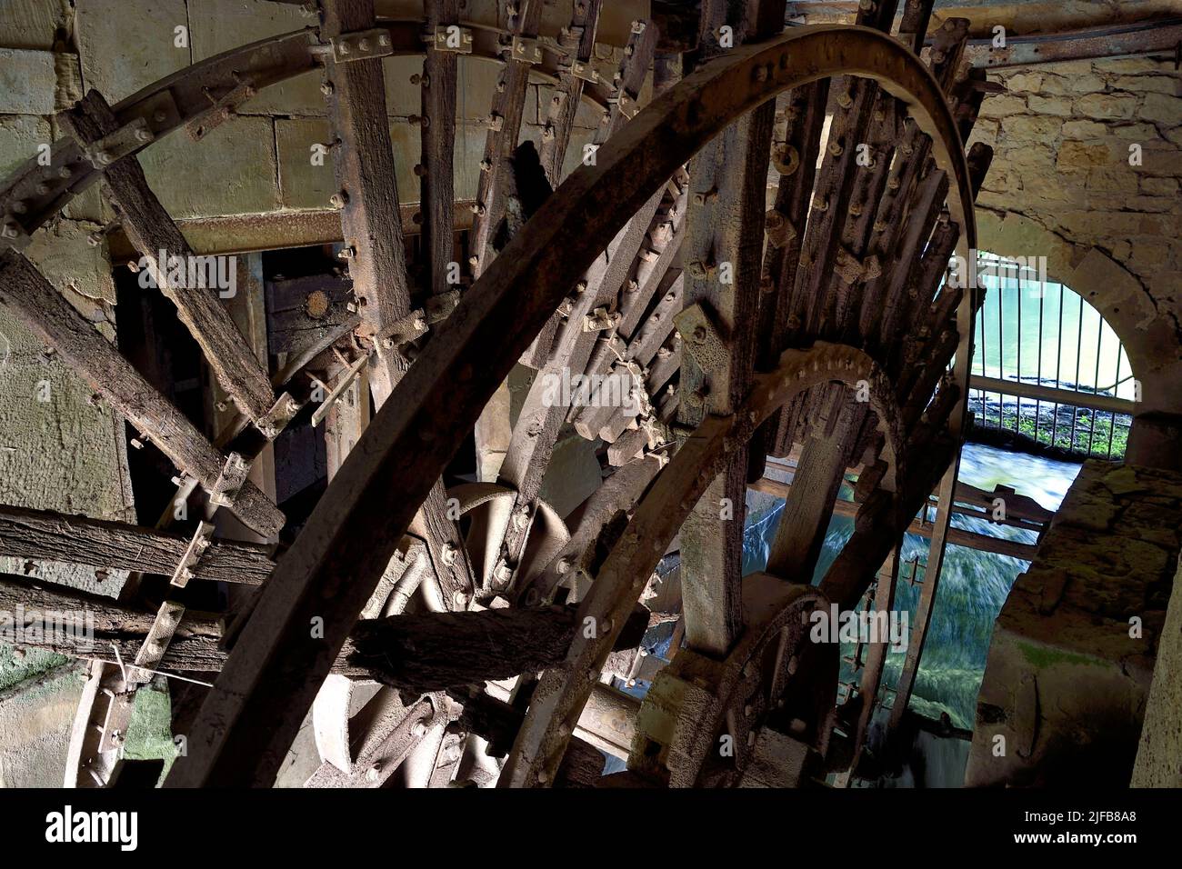 France, Charente-Maritime, Chaniers, Le Moulin de la Baine restaurant ...