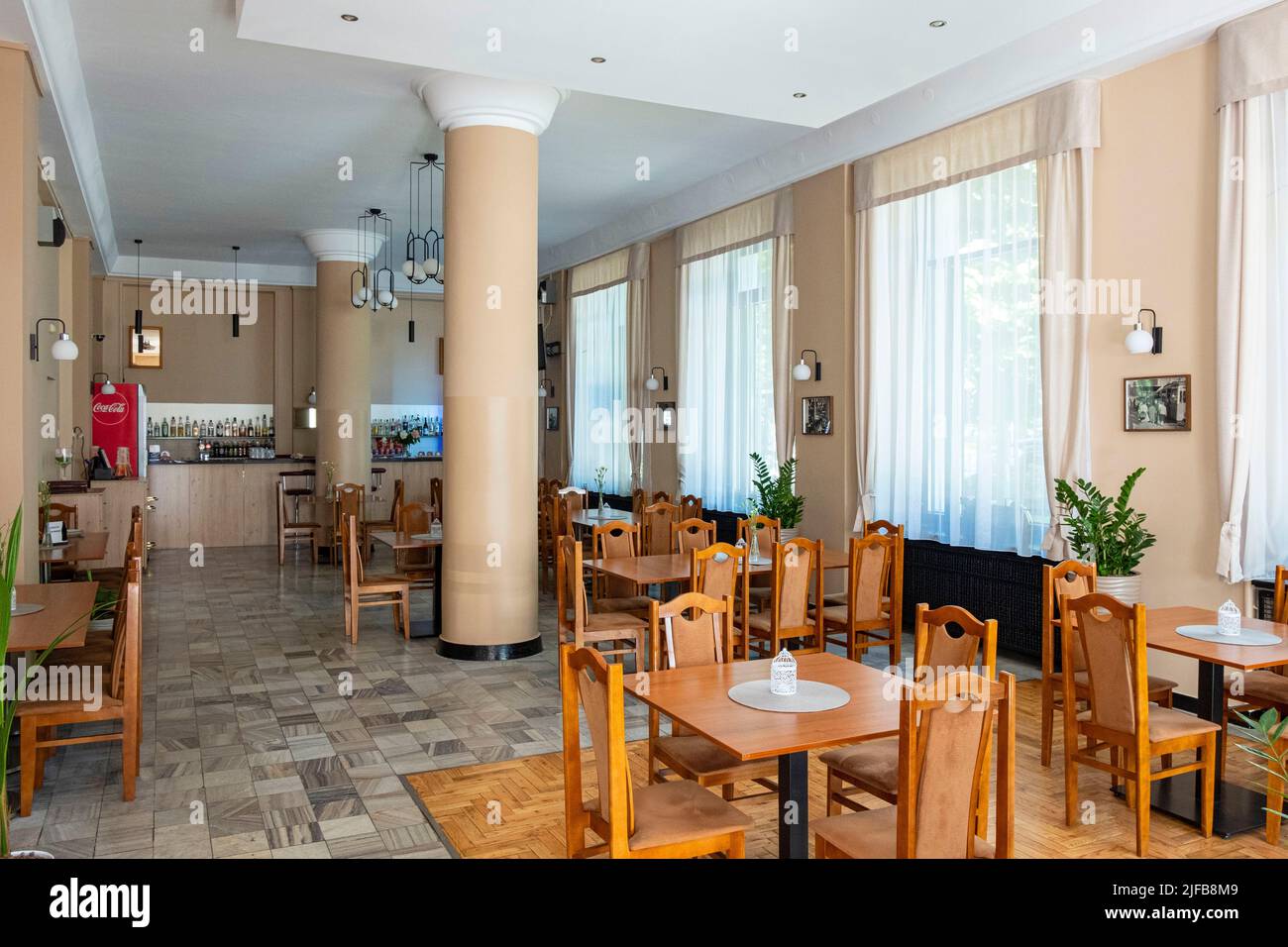 Poland, Lesser Poland, Krakow, Nowa Huta, district built in the ...