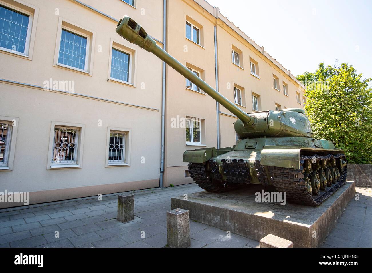 Poland, Lesser Poland, Krakow, Nowa Huta, district built in the ...
