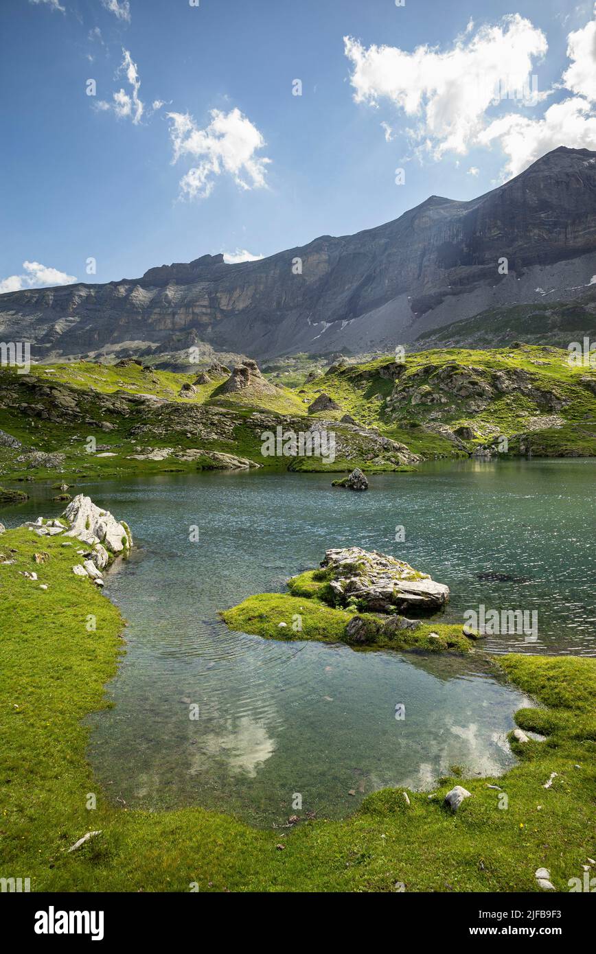 France, Hautes Pyrenees, Pyrenees national park, Luz Saint Sauveur ...