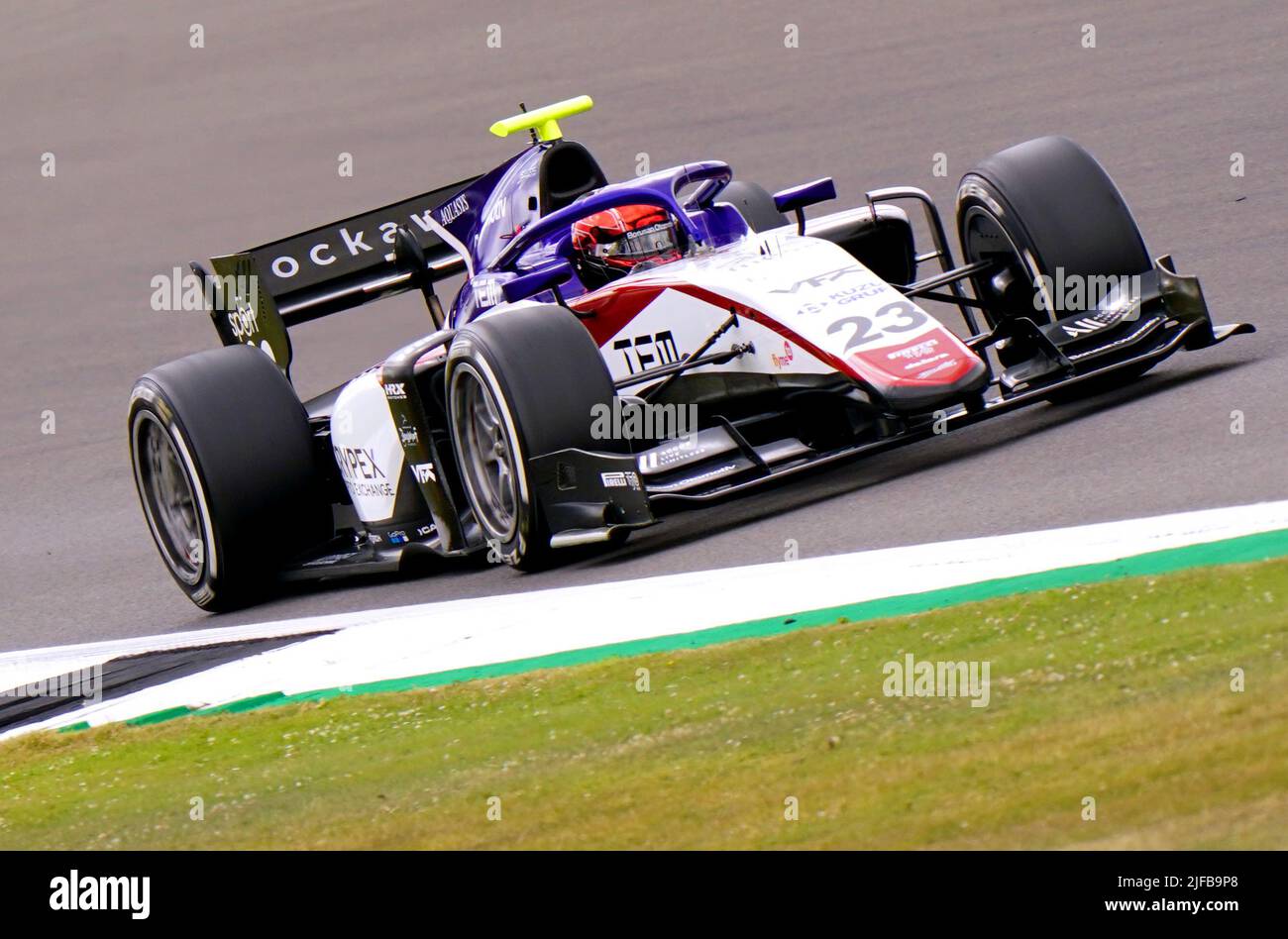 Charouz Racing System's Cem Bolukbasi in action during the F2 practice ...