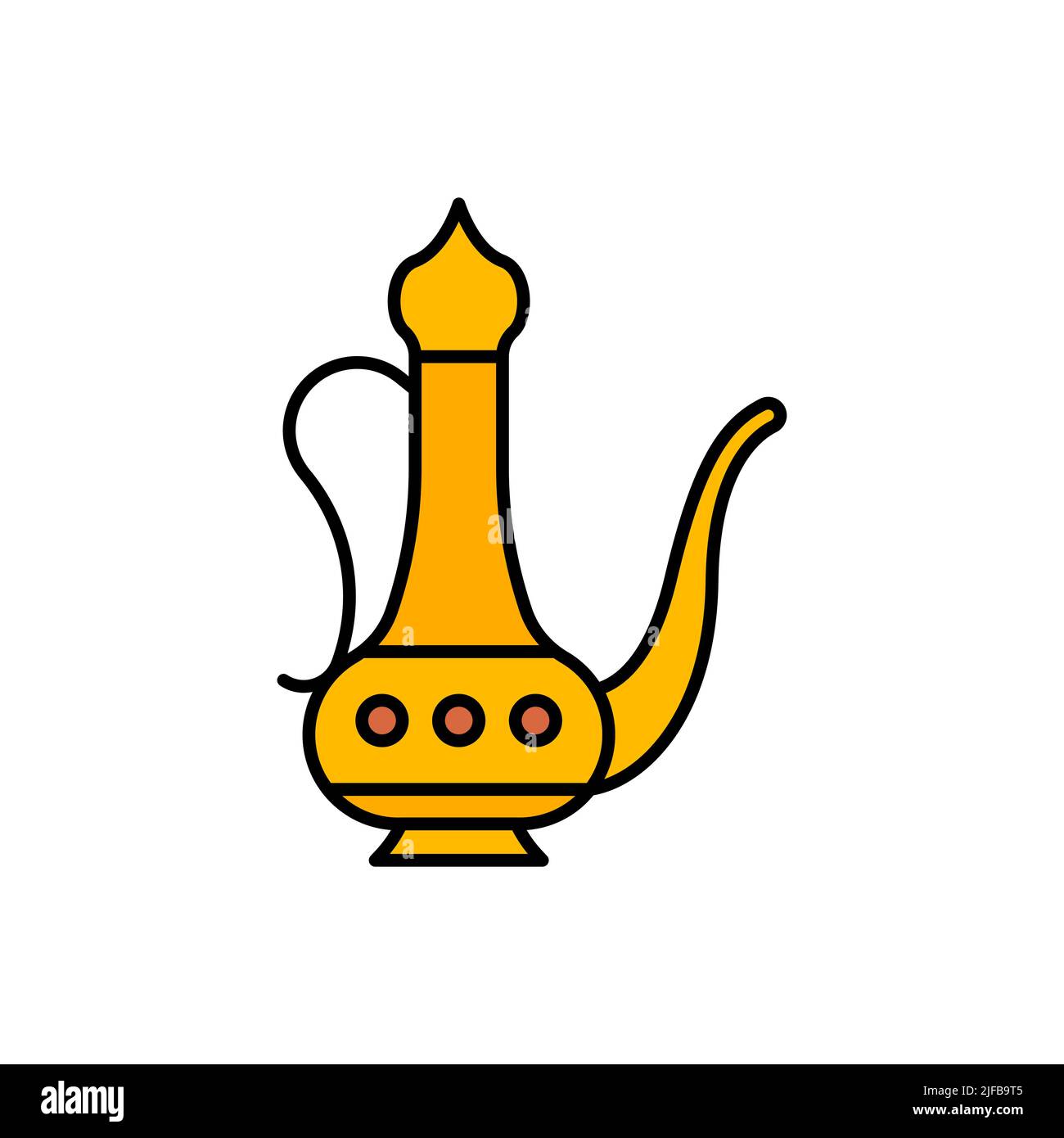 Coffee jug icon outline Stock Vector Images - Alamy